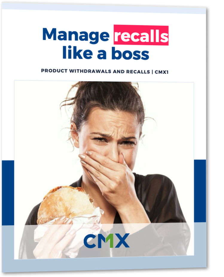 CMX Product Recalls module guide